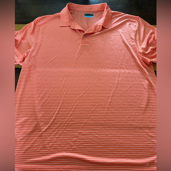 PGA Tour | Shirts | Mens Xxl Pga Tour Orange And White Stripe Golf Polo ...